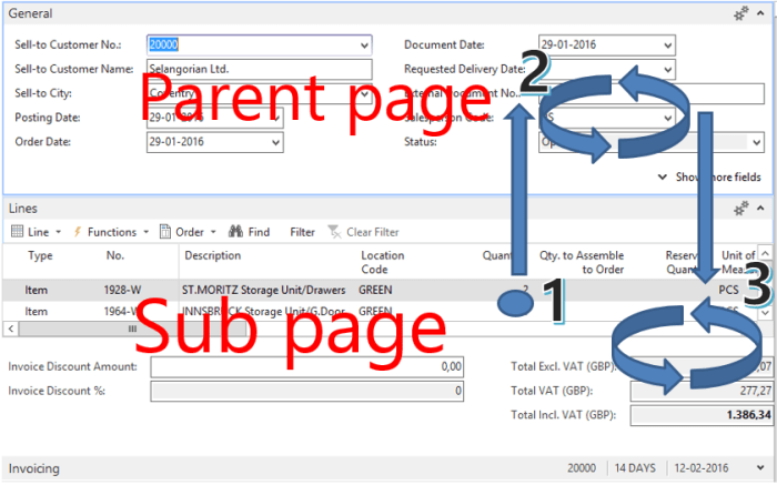 UpdatePropagation Property on NAV 2015 Page | Totovic Dynamics 365 Blog