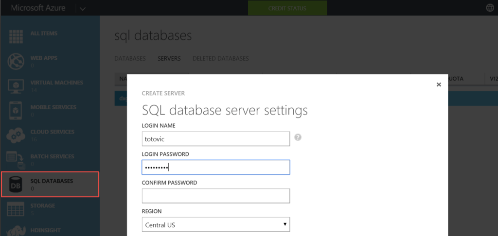 NAV 2016 on Azure SQL Server | Totovic Dynamics 365 Blog