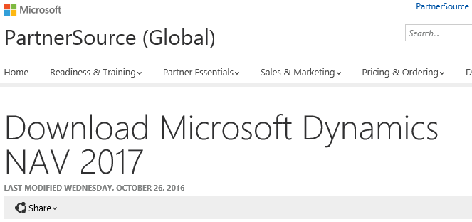 NAV 2017 is available for download | Totovic Dynamics 365 Blog